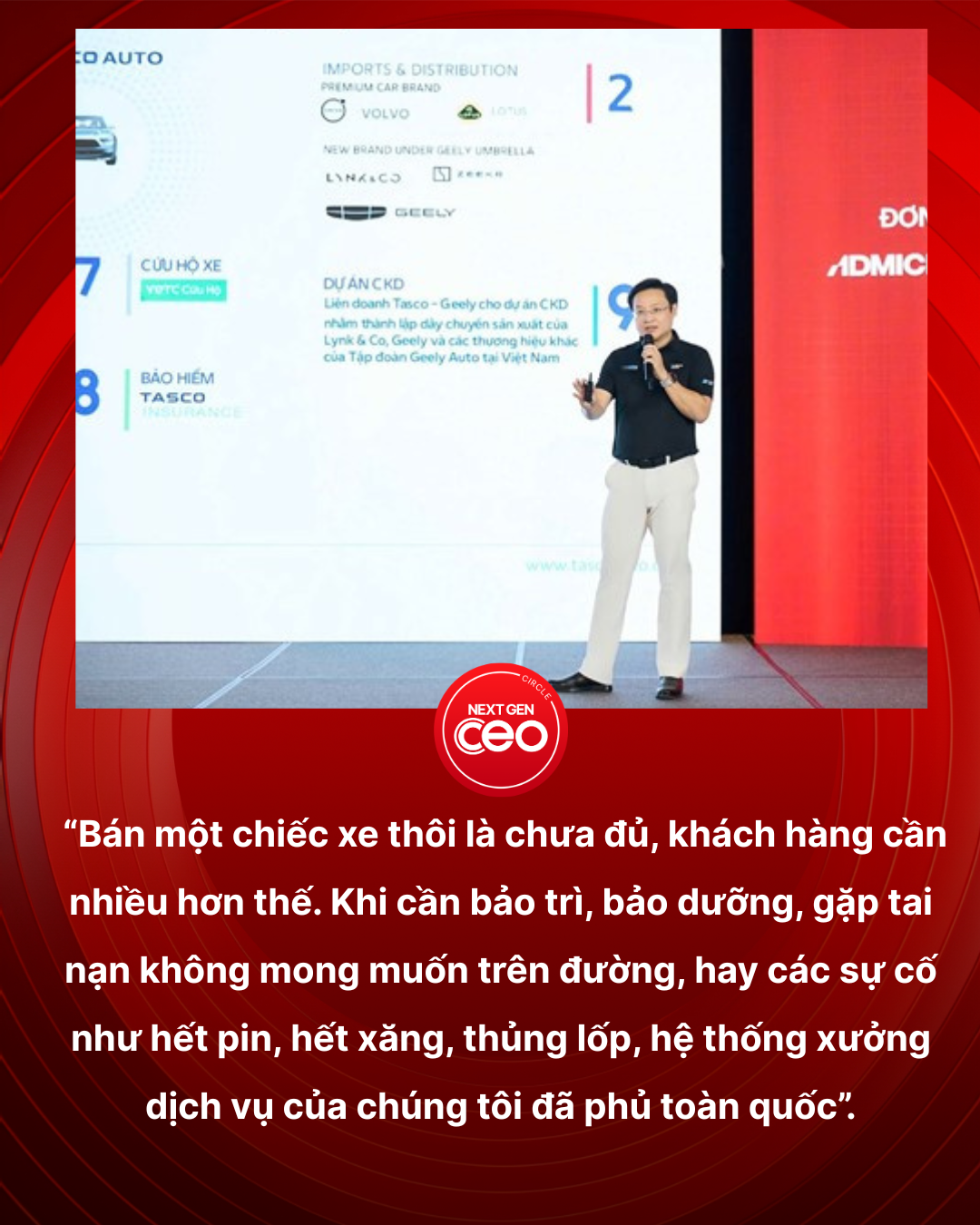 CEO Tasco Auto Hoàng Anh Tuấn: Nghĩ lớn không chỉ là bán thêm nhiều xe ...