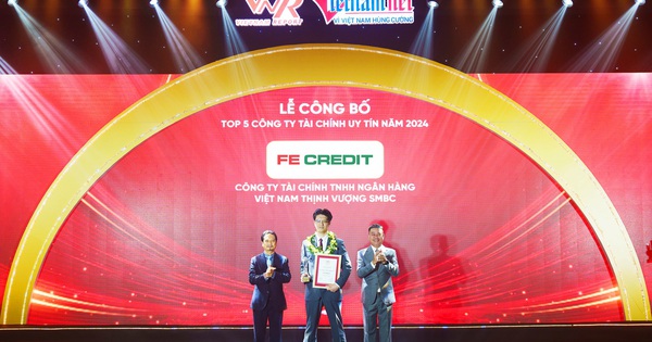 FE CREDIT khẳng định vị thế dẫn đầu trong Top 5 Công ty Uy tín Ngành ...